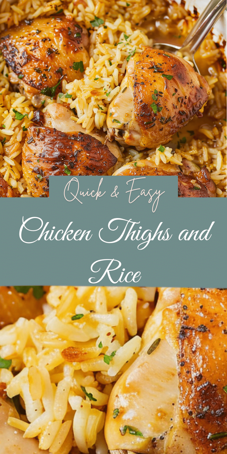 Chicken Thighs and Rice | Meal Shine