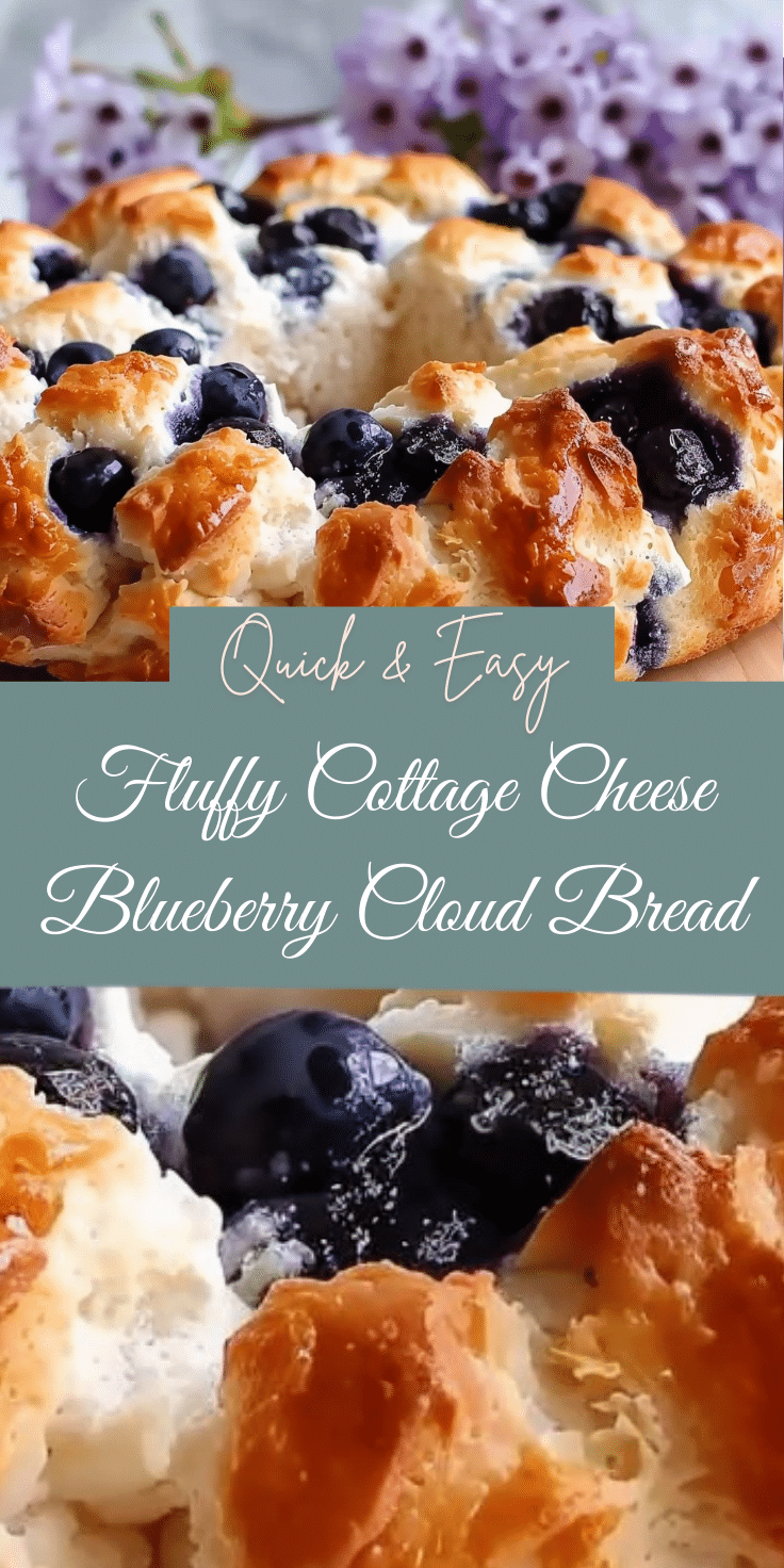 Fluffy Cottage Cheese Blueberry Cloud Bread Meal Shine