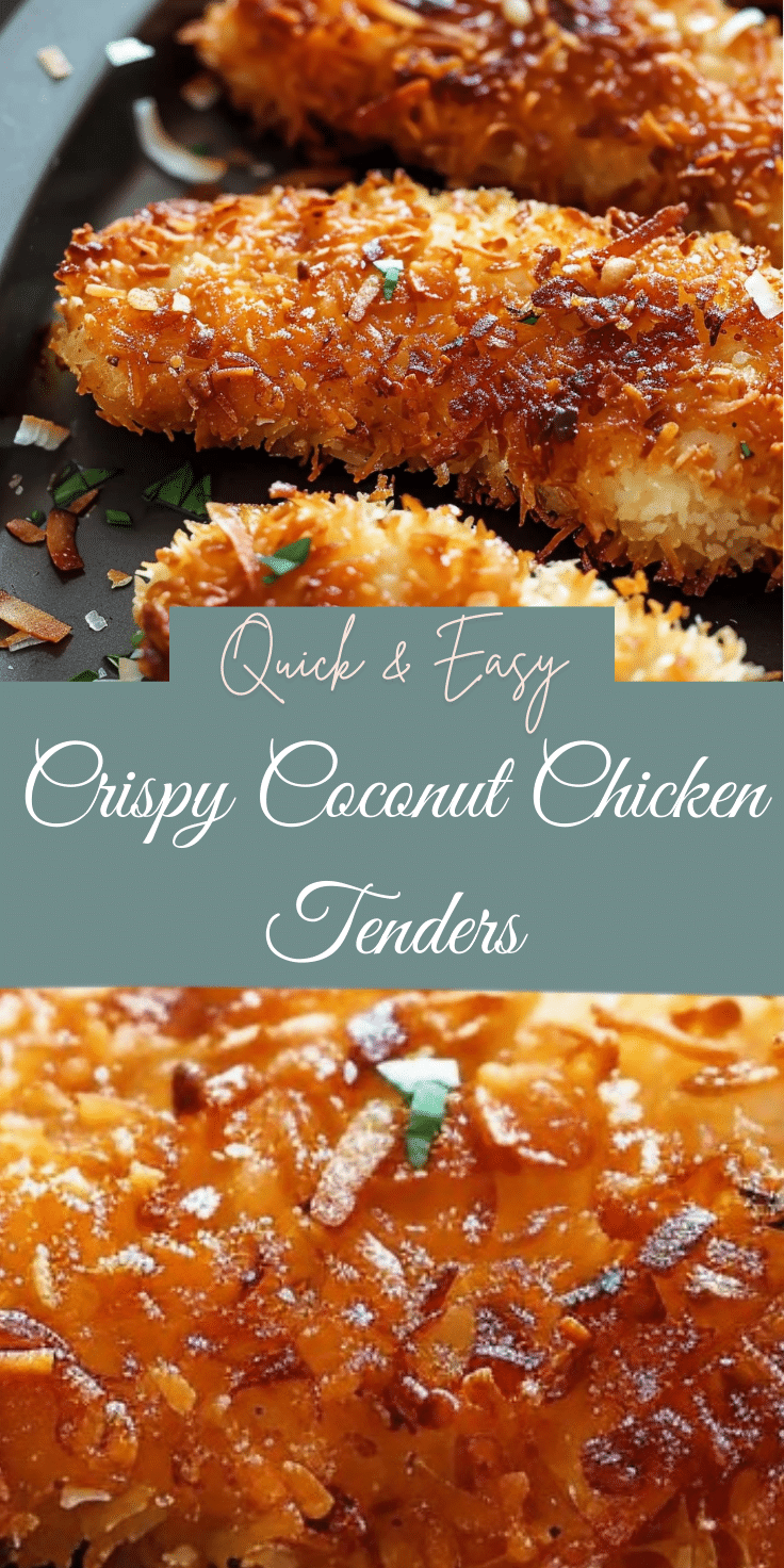 Crispy Coconut Chicken Tenders | Meal Shine
