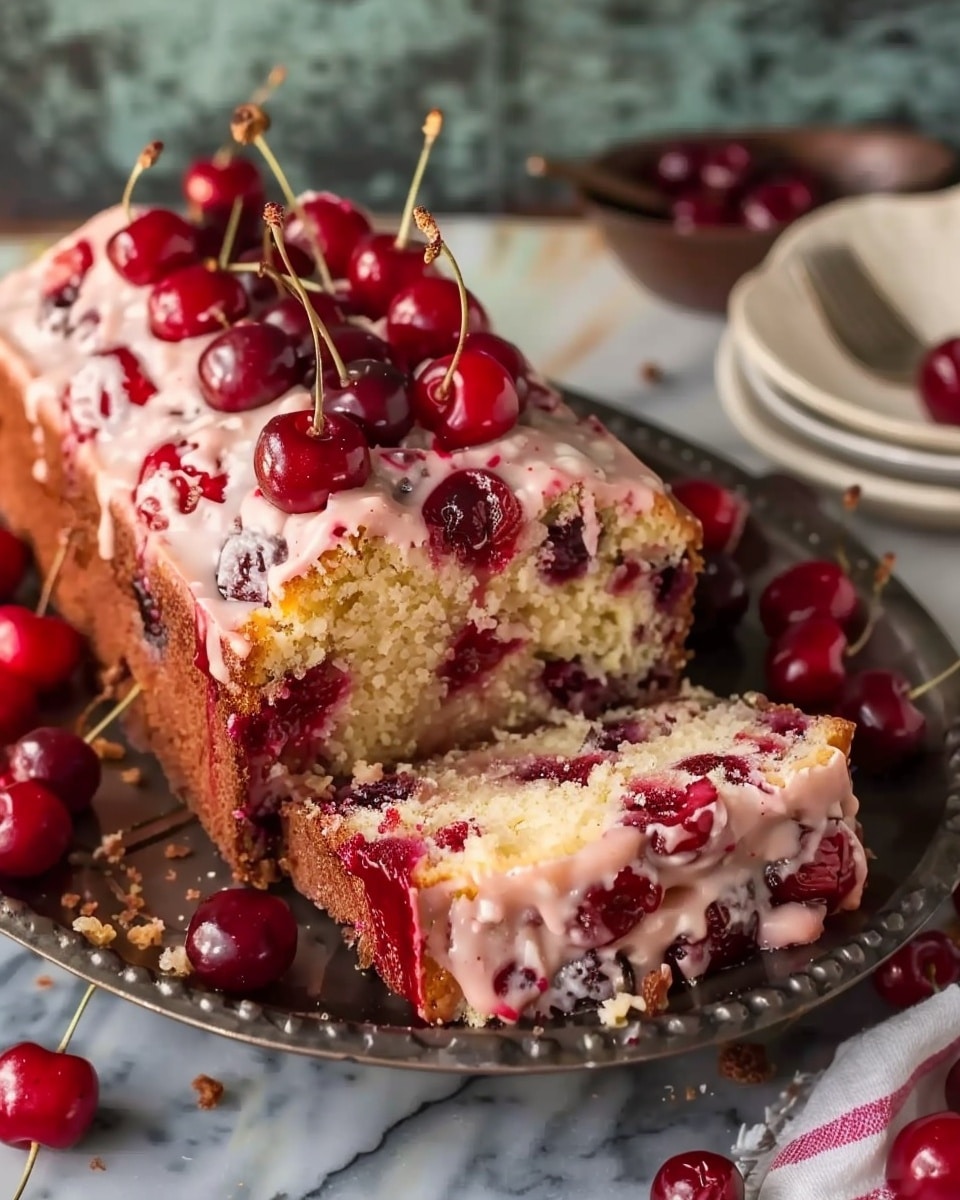 Cherry Garcia Loaf Cake | Meal Shine