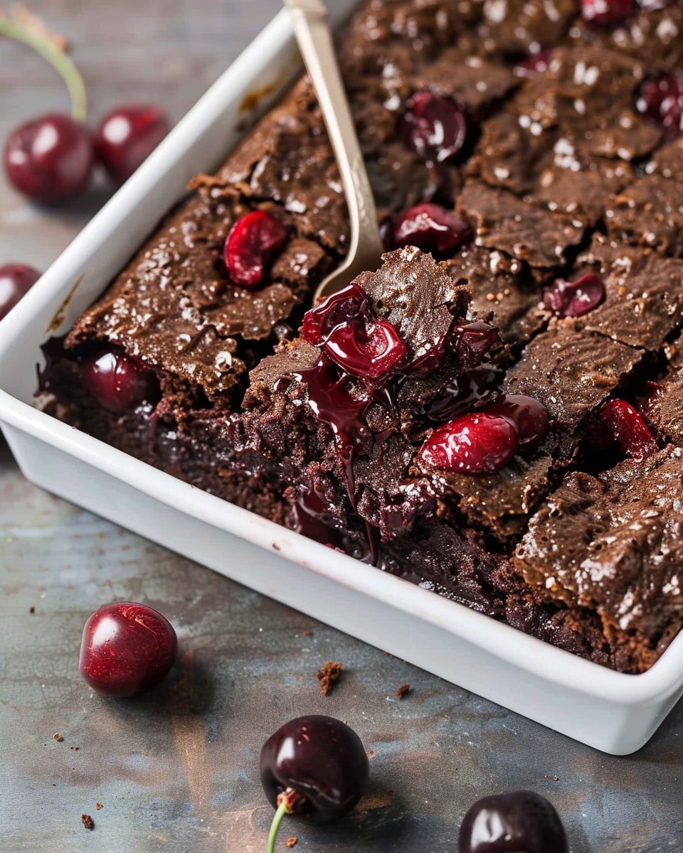 Chocolate Cherry Dump Cake | Meal Shine
