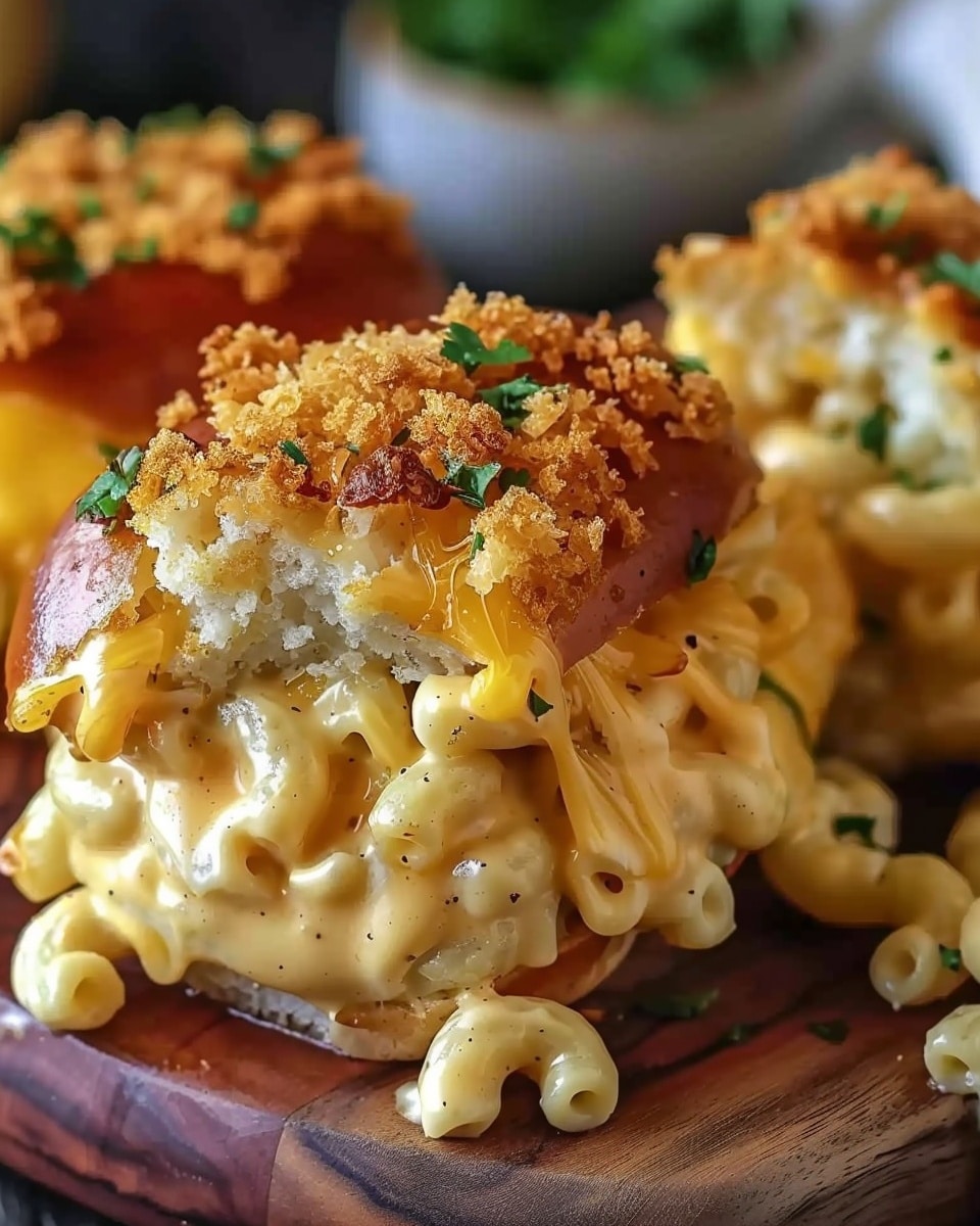 Mac & Cheese Burger Rolls | Meal Shine