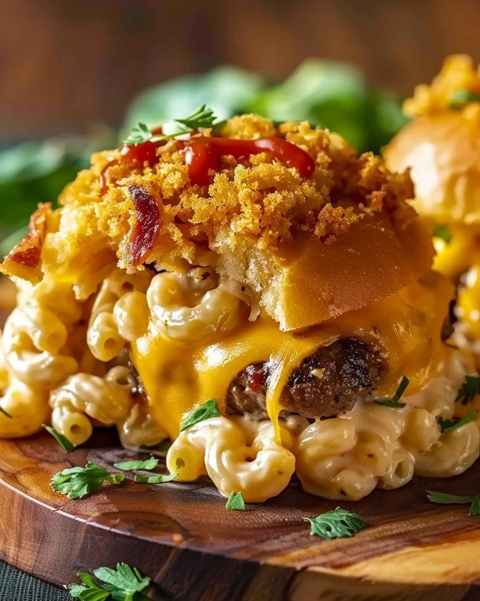 Mac & Cheese Burger Rolls | Meal Shine