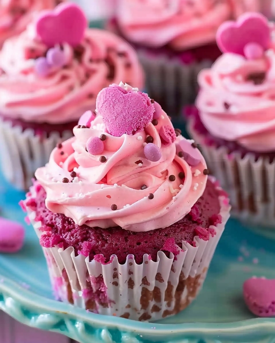 Pink Velvet Cupcakes With Vanilla Buttercream Frosting | Meal Shine